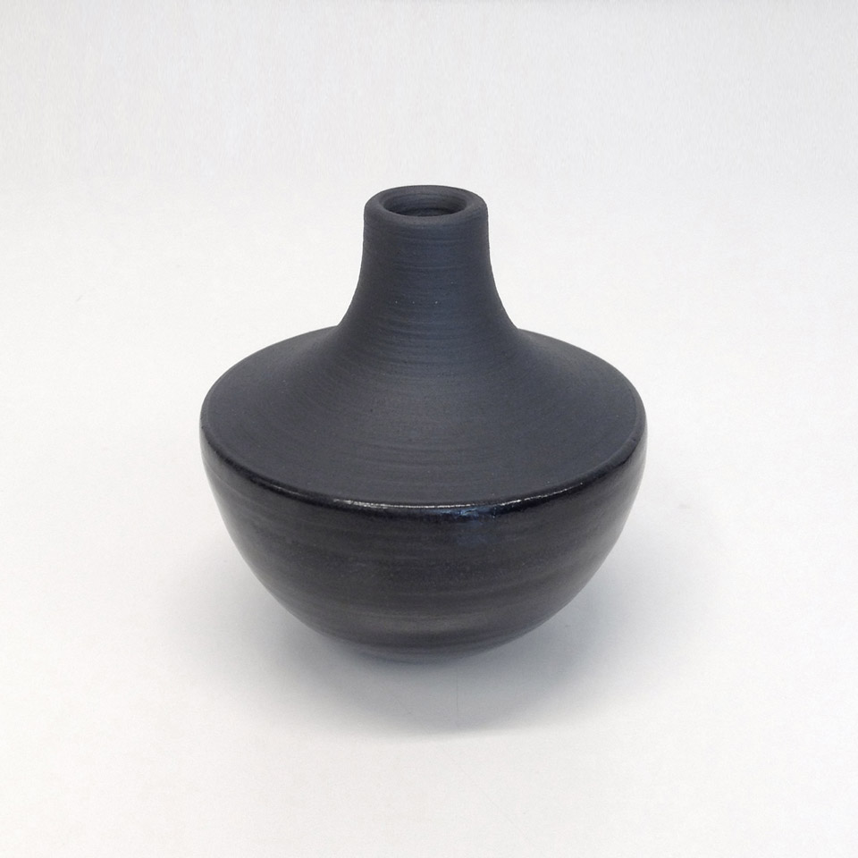 Emigre: Black + Black Ceramic Vase No. 665